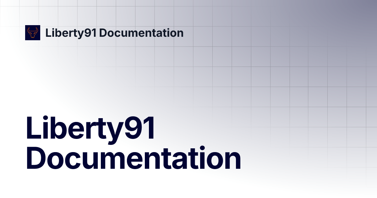 Liberty91 Documentation | Liberty91 Documentation